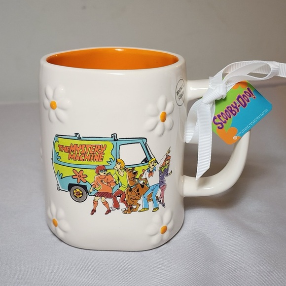 Kitchen | Rae Dunn Scooby Doo Mystery Team Orange Daisy Mug New Release ...